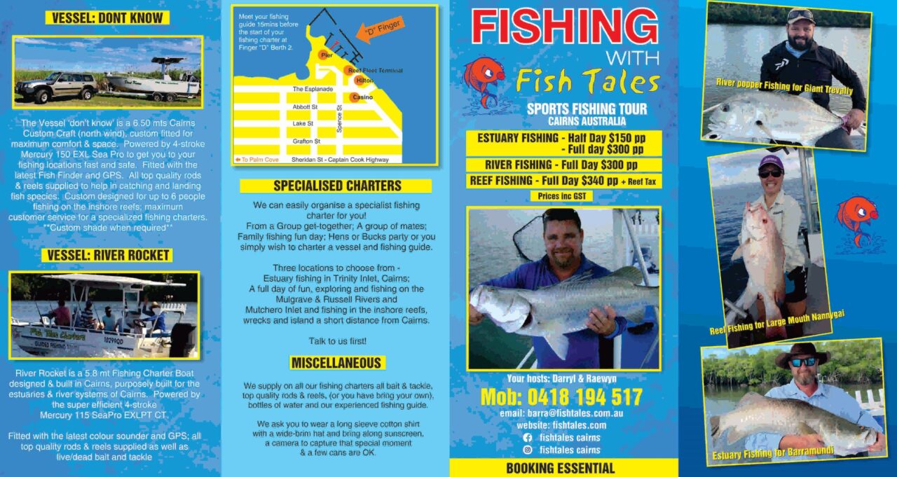 Fish Tales Charters Cairns Guided Fishing Charters - Reef, River ...
